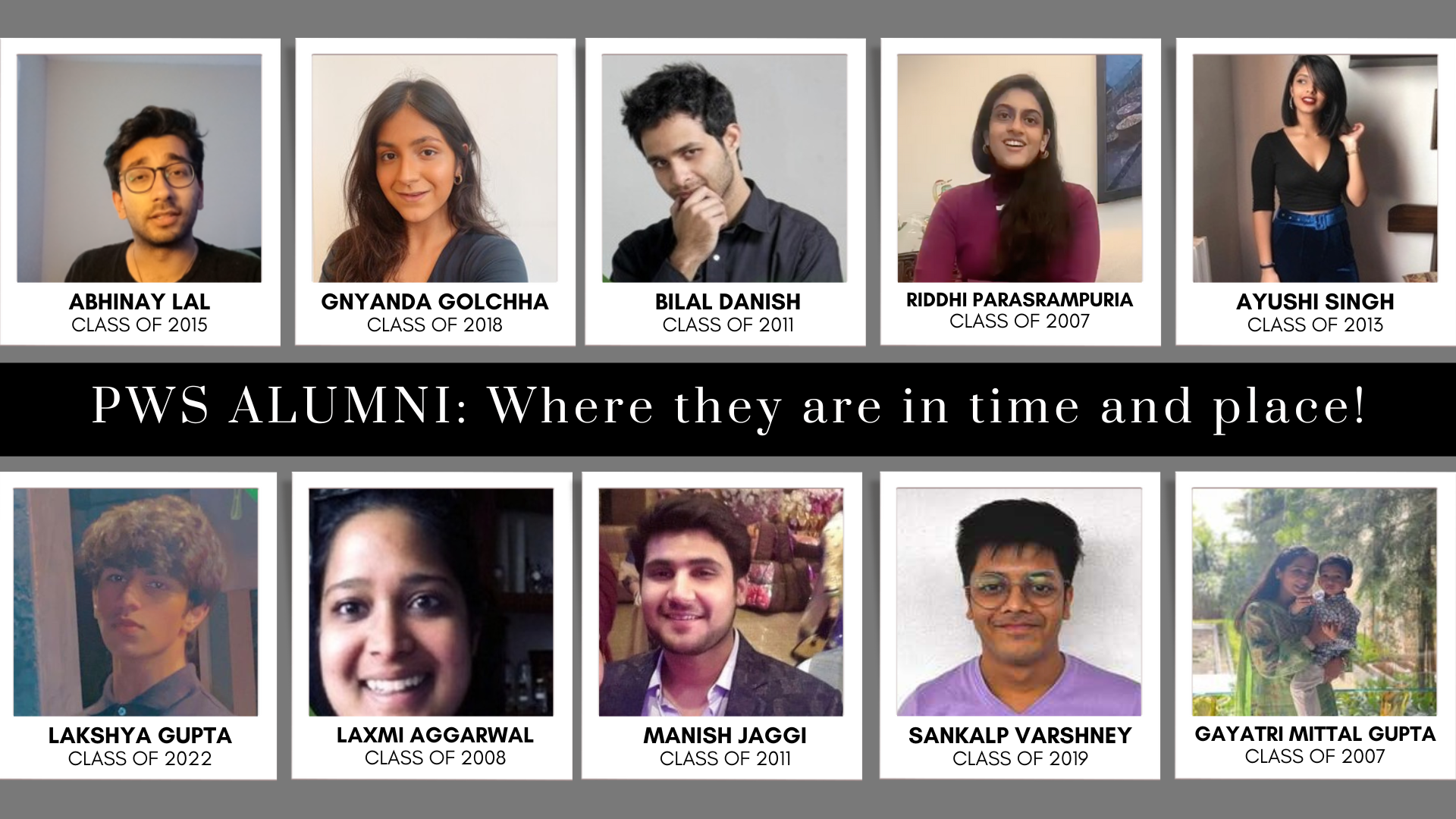 PWS Alumni: Where they are in time and place - 6th Edition - Pathways ...